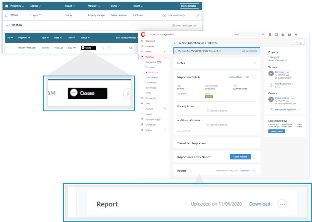 Console Cloud Sync User Guide - Inspection Manager