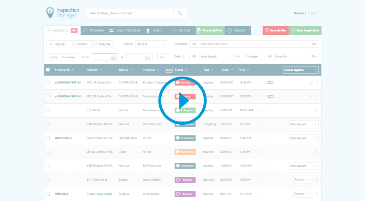 New to IM - Inspection Manager